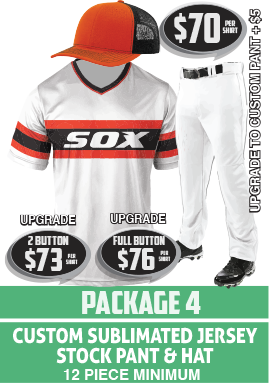 Sublimated Baseball Packages – Mosaic Threads